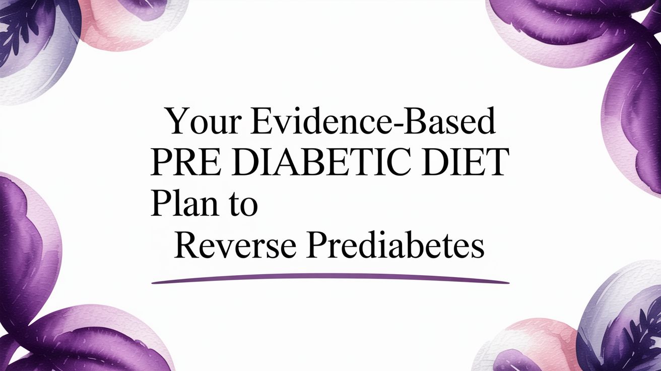 Your Evidence-Based Pre Diabetic Diet Plan to Reverse Prediabetes – Trim
